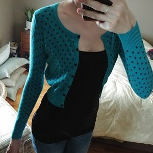 Papaya | Sweaters | Cute Cropped Teal Sweater Papaya Sz S | Poshmark